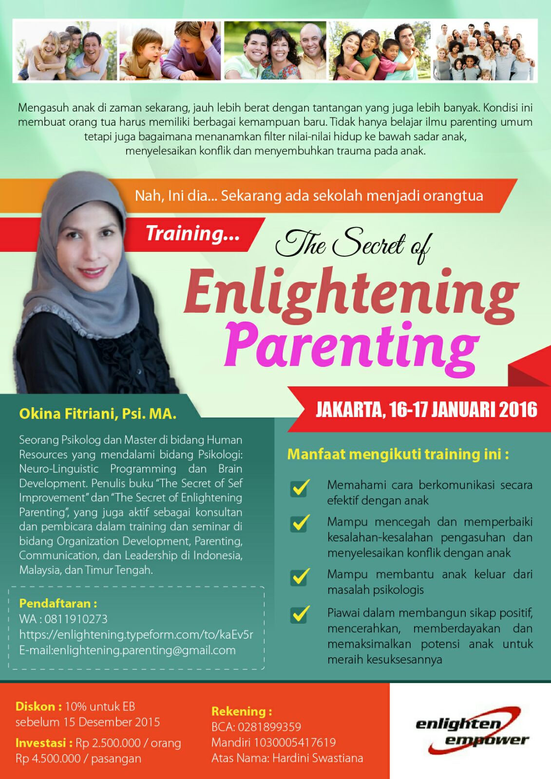 The Secret of Enlightening Parenting Training – Enlighten & Empower
